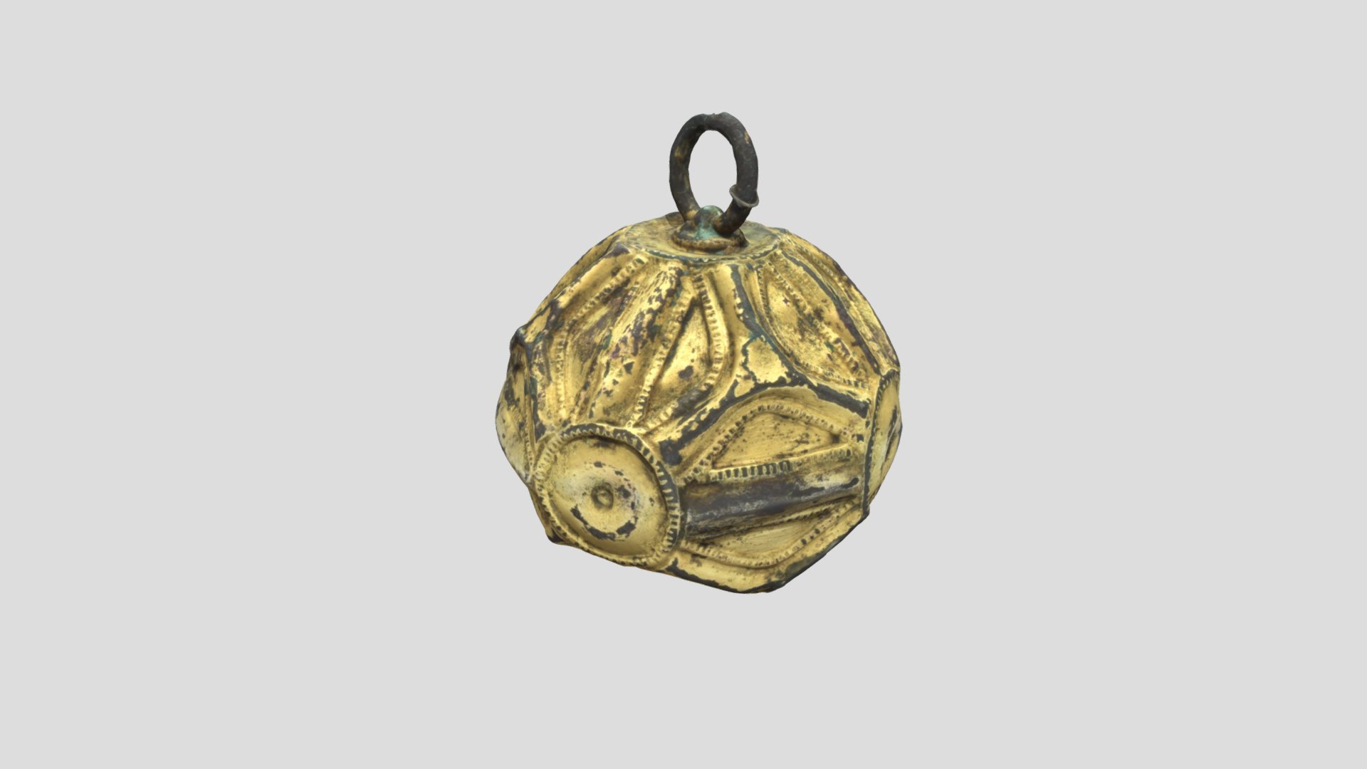 Nitra Amfiteáter - bronzový pozlátený gombík - 3D model by Anton Arpáš ...