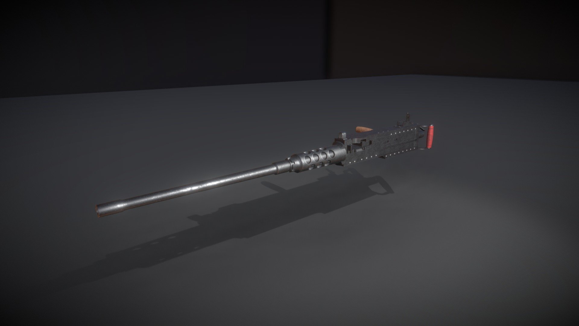 M2HB Browning Heavy Machine Gun - Download Free 3D model by ...