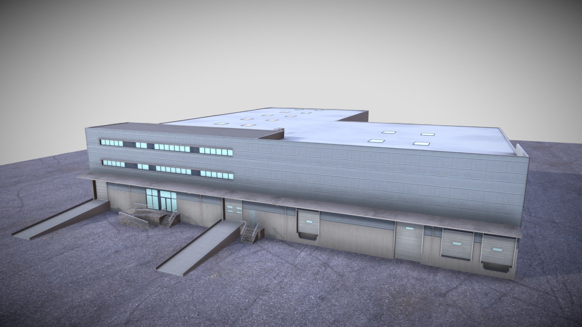 Logistics Center - 3D model by mednik13 [c527aad] - Sketchfab