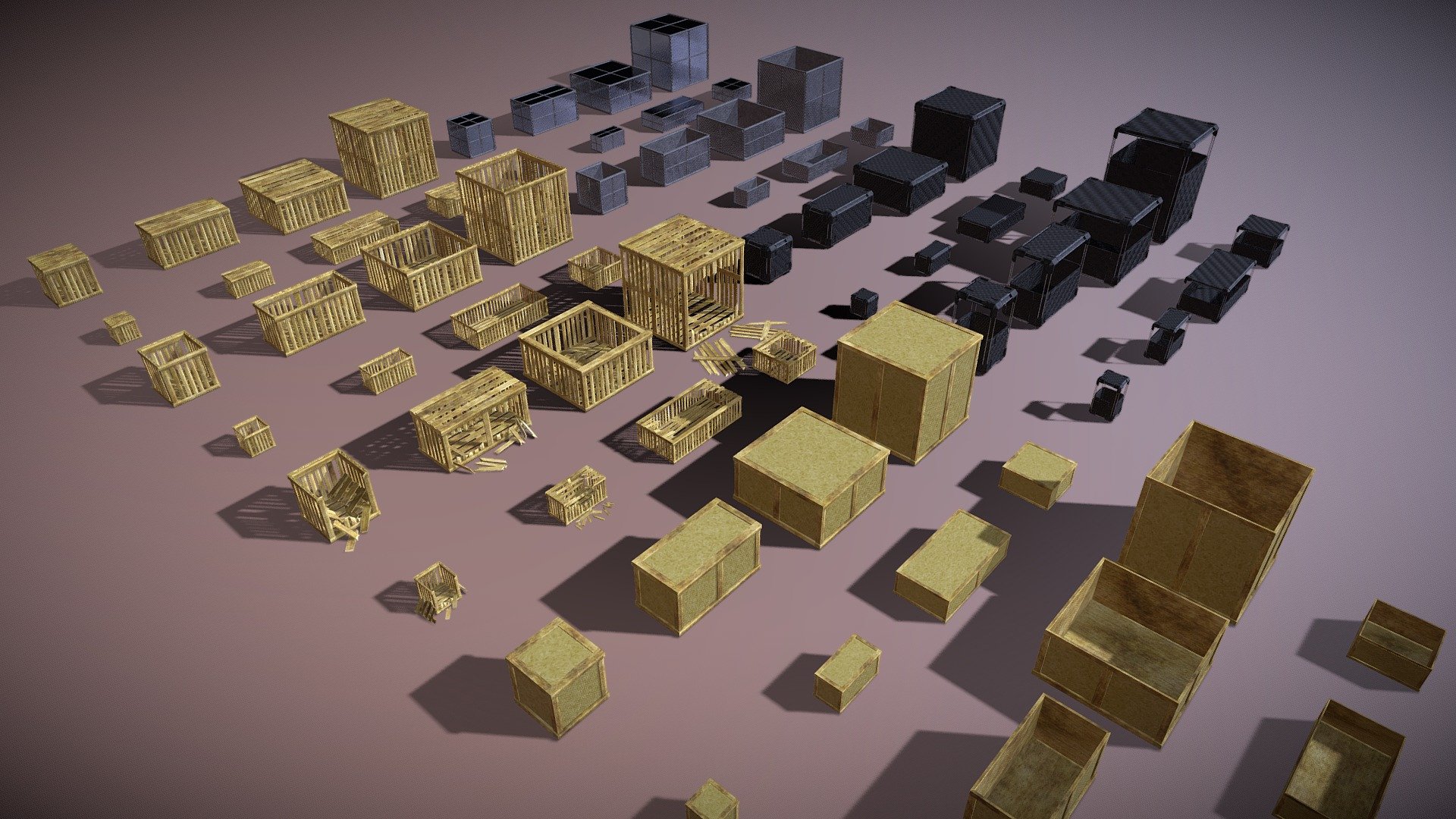 Crates - 3D model by Chrismartinartist [c52860a] - Sketchfab