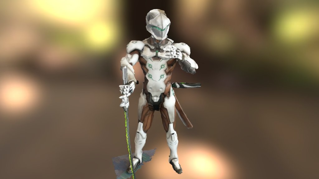 Hongyang Chen as Genji from Overwatch - 3D model by Henry Keyser ...