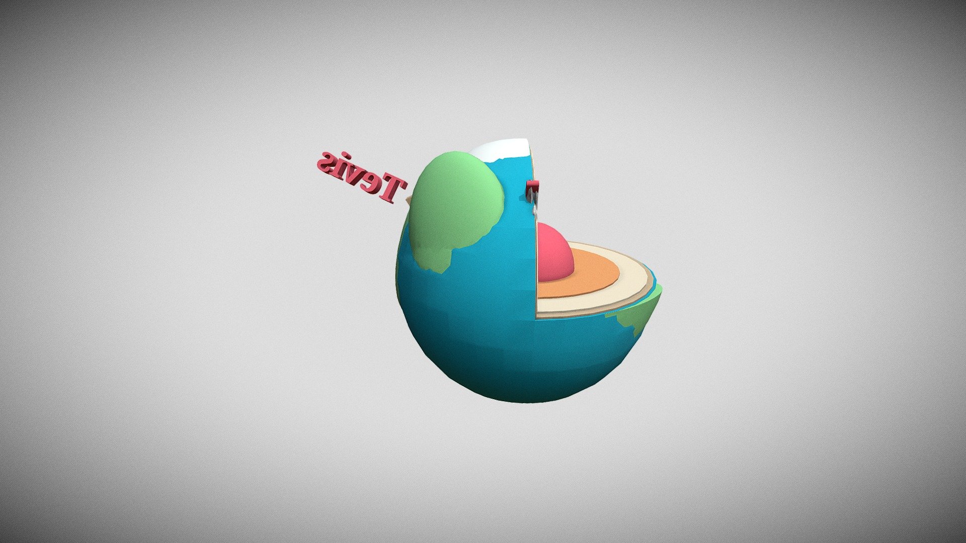 Layers of the Earth Sample - 3D model by oholguin [c52a617] - Sketchfab