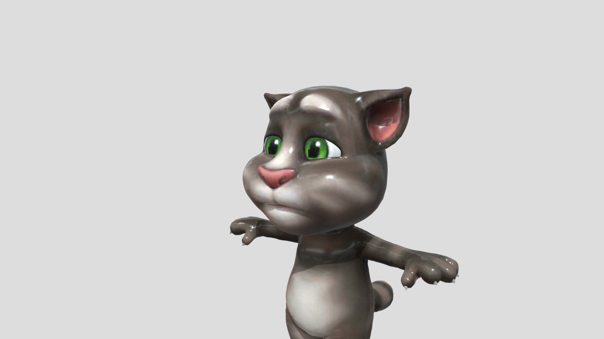 Talking_tom_ but high poly - Download Free 3D model by Un1 prisma user ...