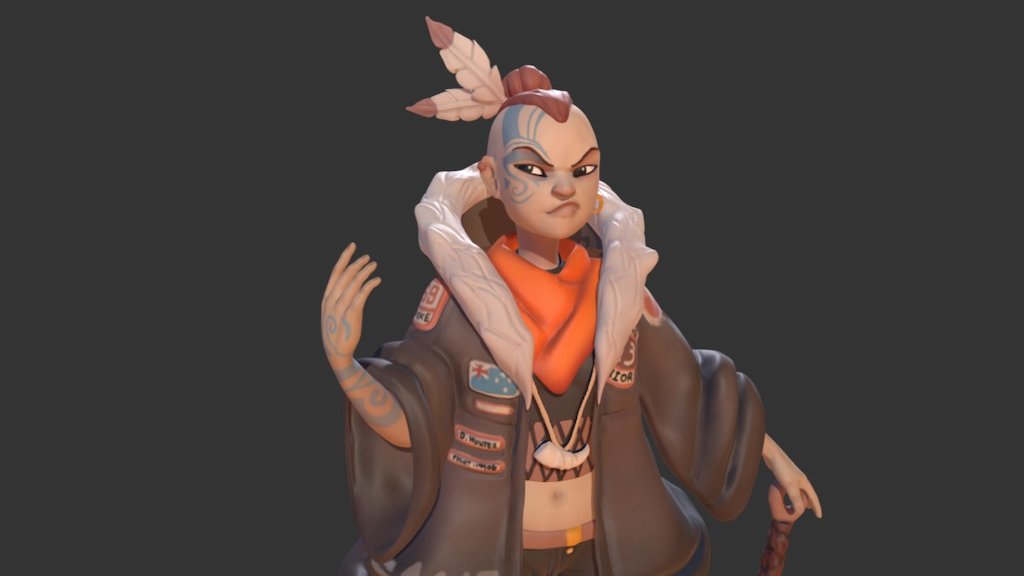 Maori Fan art - 3D model by NikitaNel [c52b624] - Sketchfab