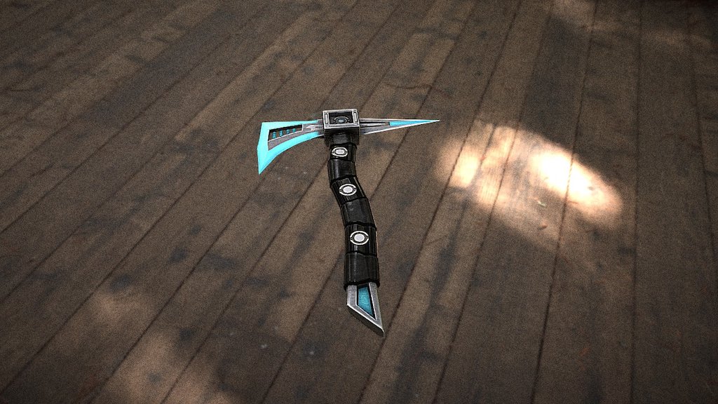 Sci-fi Axe - 3D model by Connie Lin (@kledith) [c52ef57] - Sketchfab