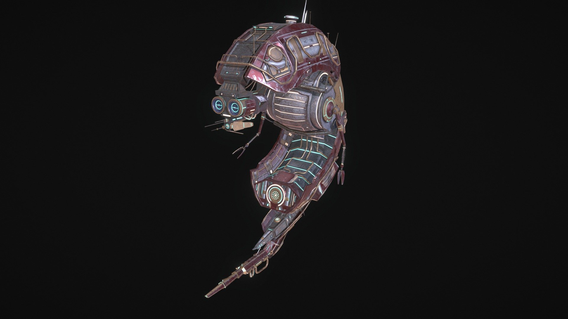 Shrimp Drone: MD - C9R2 Shrone - Download Free 3D model by Christian ...