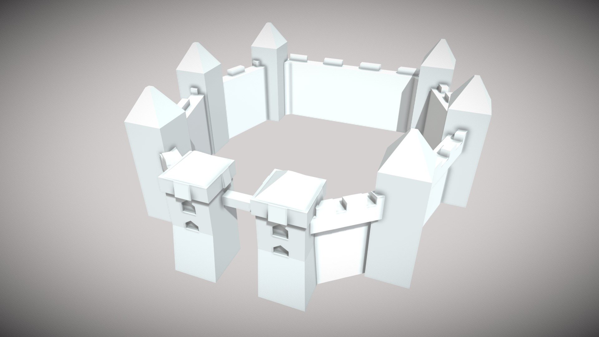 GATE - Download Free 3D model by neosearch [c5331af] - Sketchfab