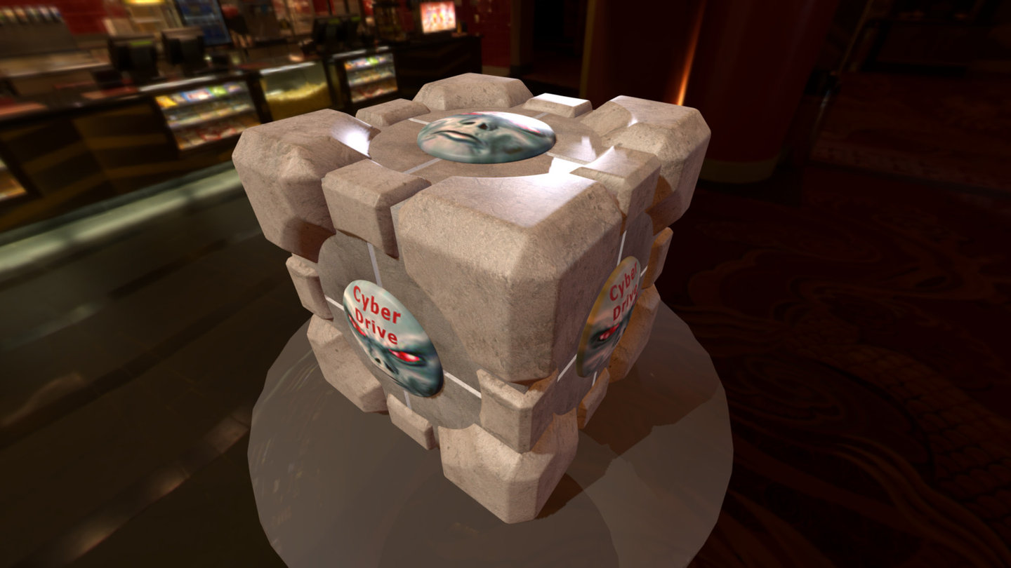 Weighted Companion Cube v02 - 3D model by Cyber Drive (@cyberdrive ...