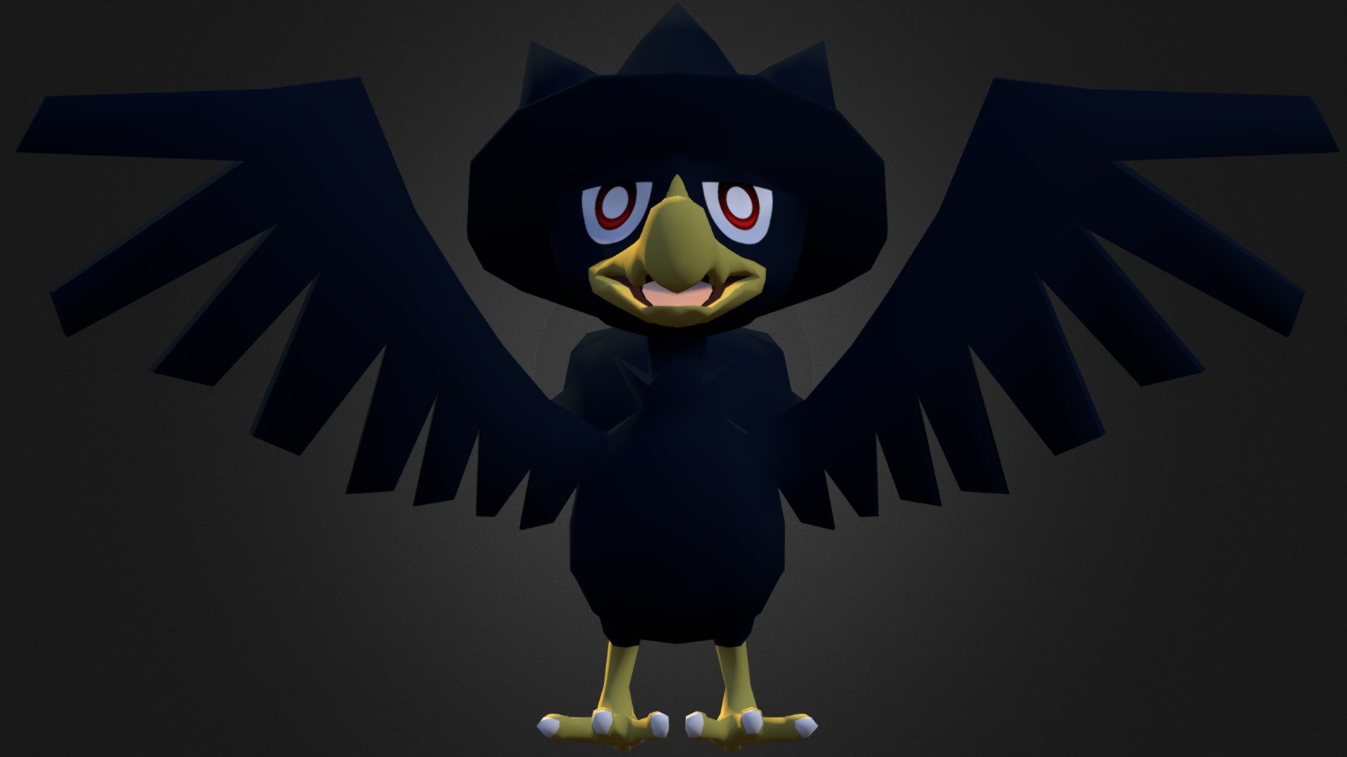 Murkrow - 3D model by Raiden [c539475] - Sketchfab