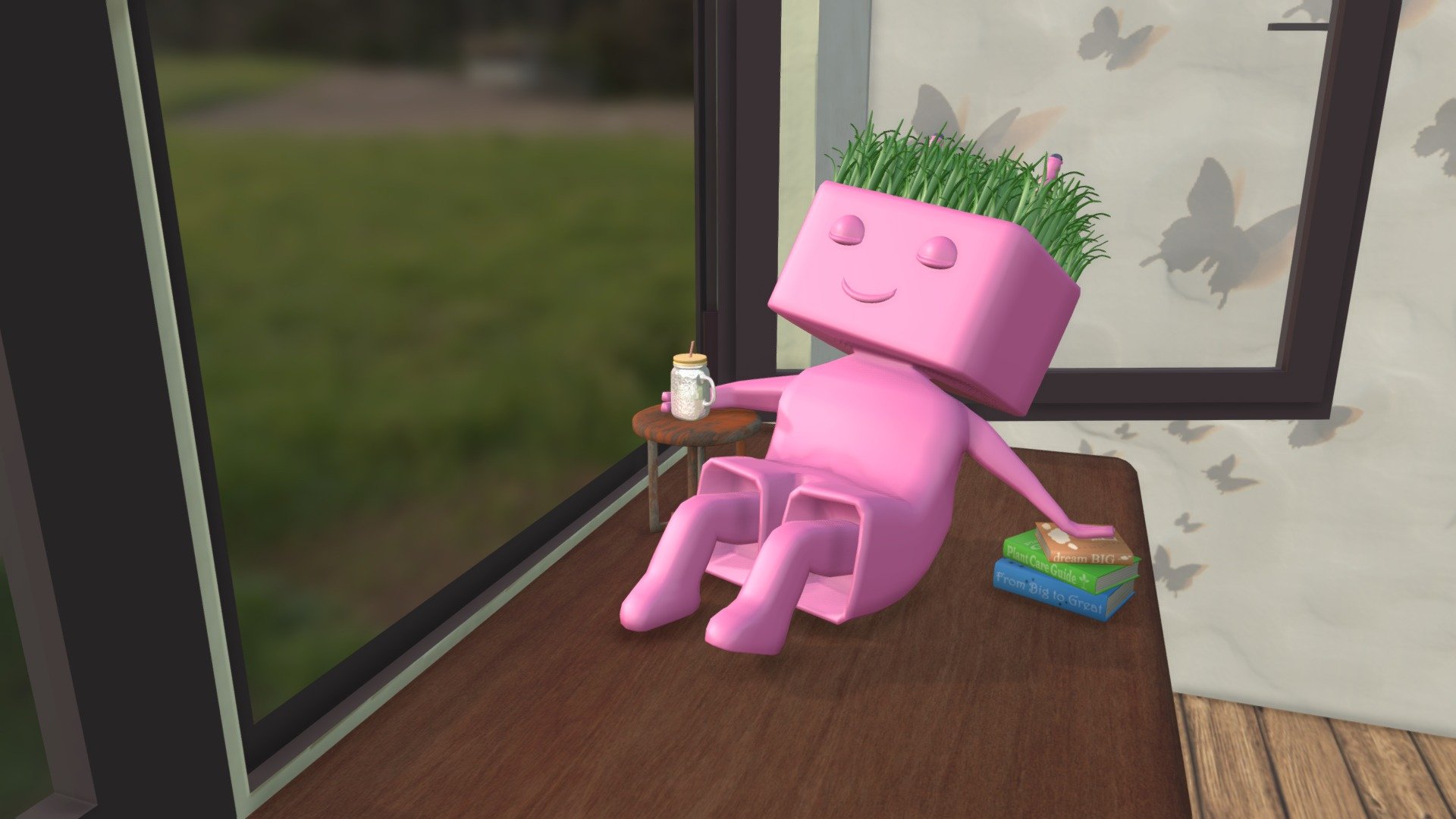 Little Grass Man - Download Free 3D model by Yu_Yu [c53a610] - Sketchfab