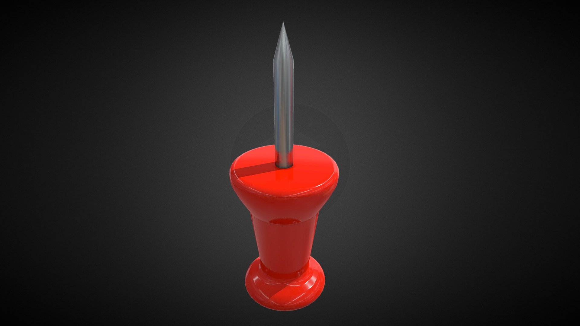 Push Pin. - Download Free 3D model by delt.morph [c53aab7] - Sketchfab