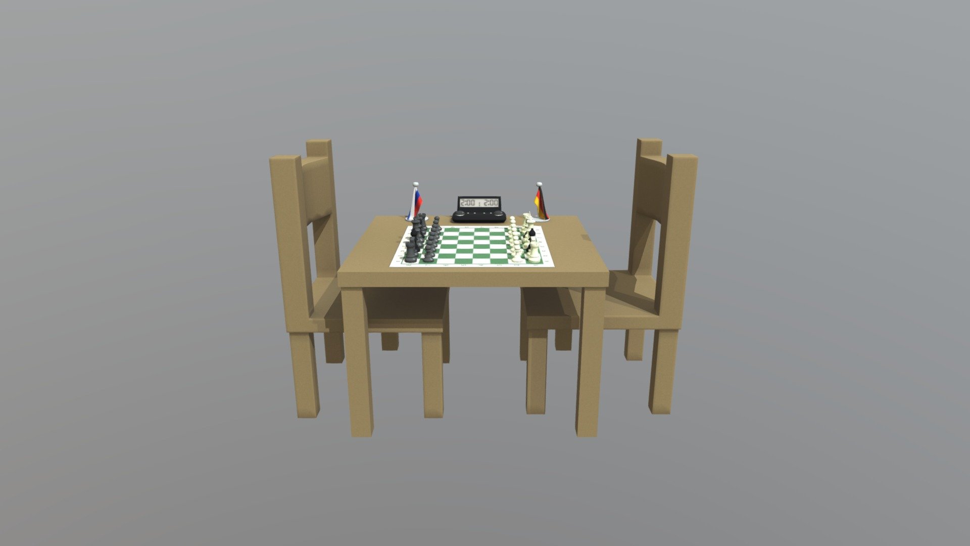 chess board - 3D model by takaki_takane [c53c3b8] - Sketchfab