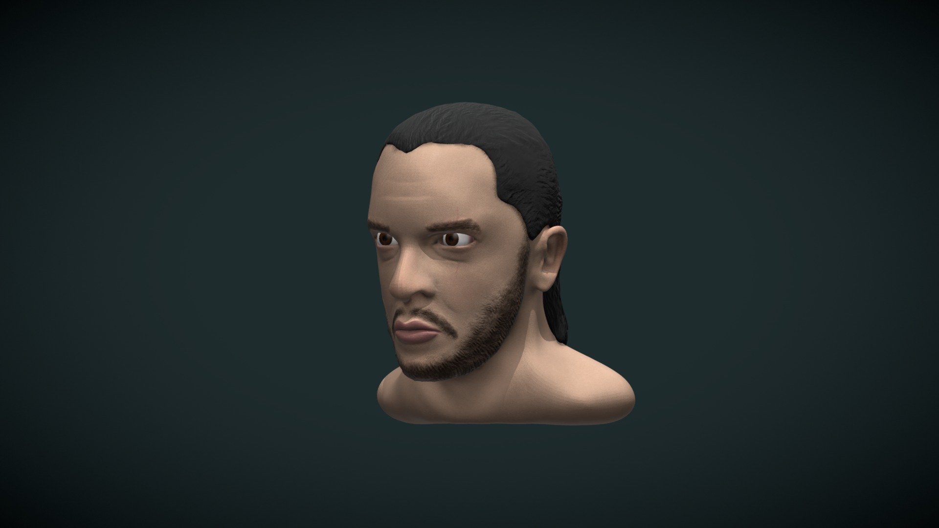 Jon Snow Sculpt - 3D model by luims93 [c53d2d5] - Sketchfab