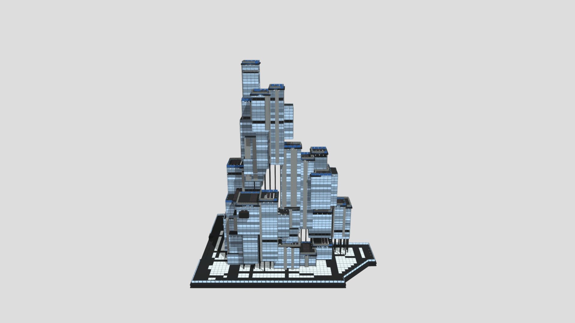 building_geo_007 - Download Free 3D model by haohao2210 [c53edb9 ...