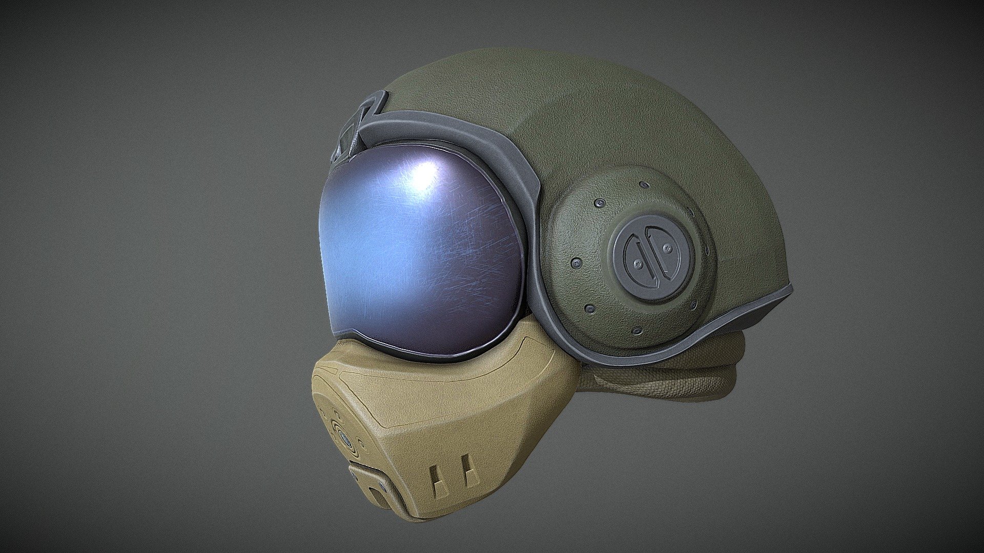 Future Force Warrior Helmet (VR Sculpt) - 3D model by Lee ...