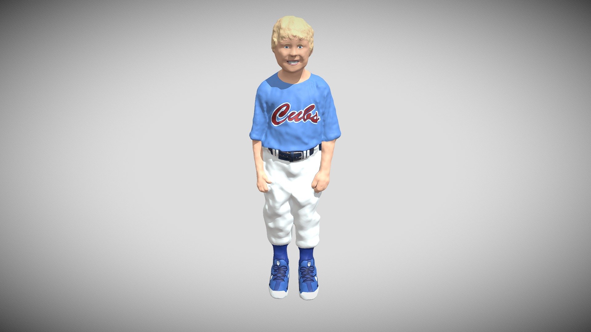Youth baseball player - 3D model by 3dminiz [c53fa75] - Sketchfab