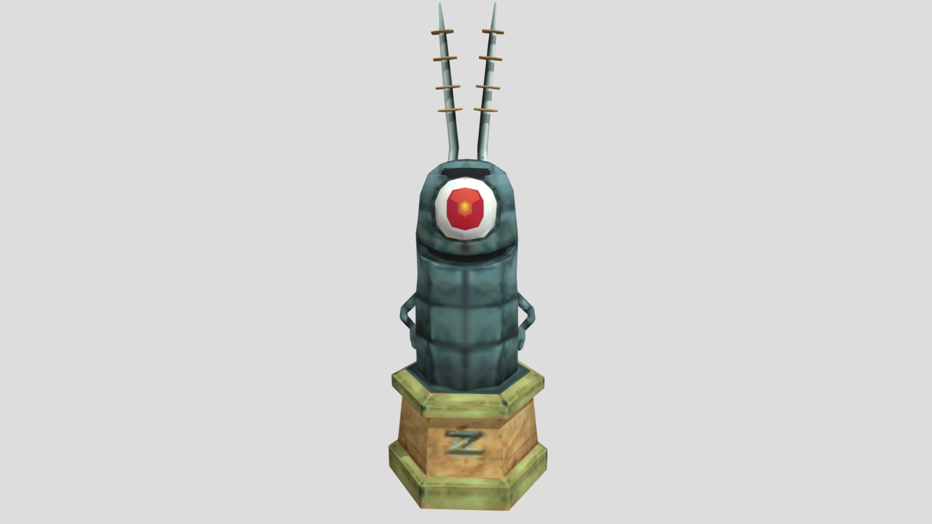 The movie - Plankton Statue - Download Free 3D model by SMF Features ...