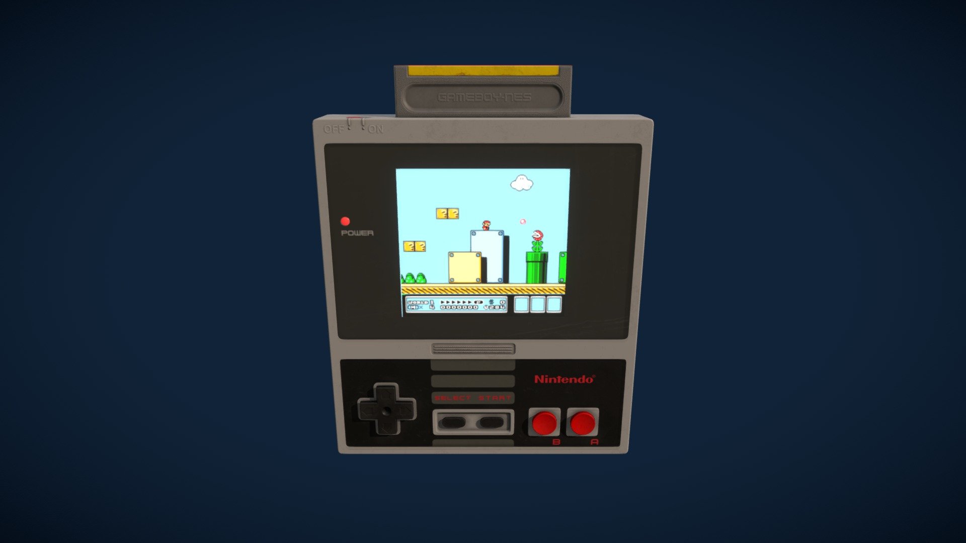 NES portable - 3D model by Disaachc (@isaachernandezcelaya) [c540874 ...