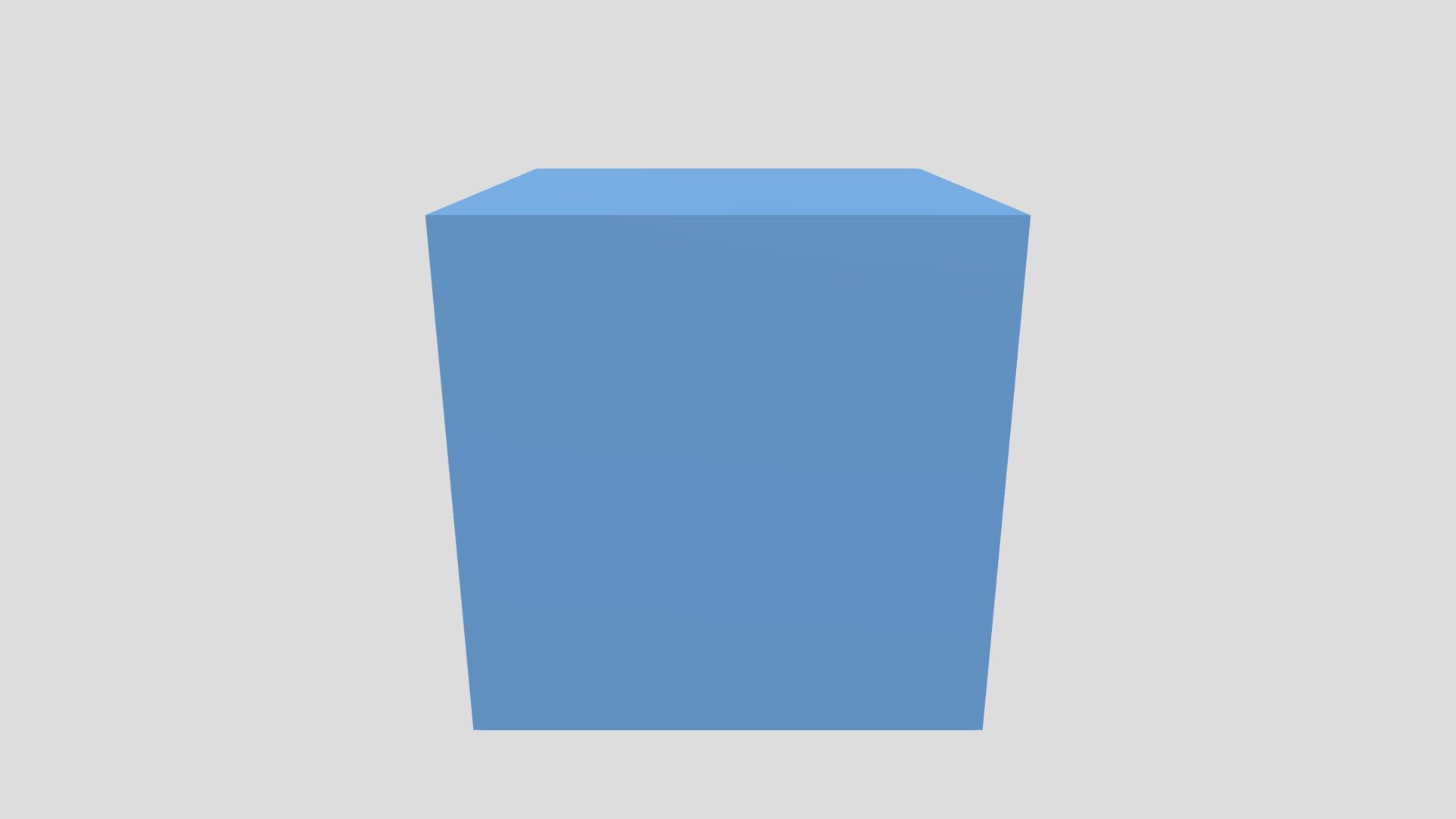 blue cube - Download Free 3D model by kiranmars [c541e71] - Sketchfab