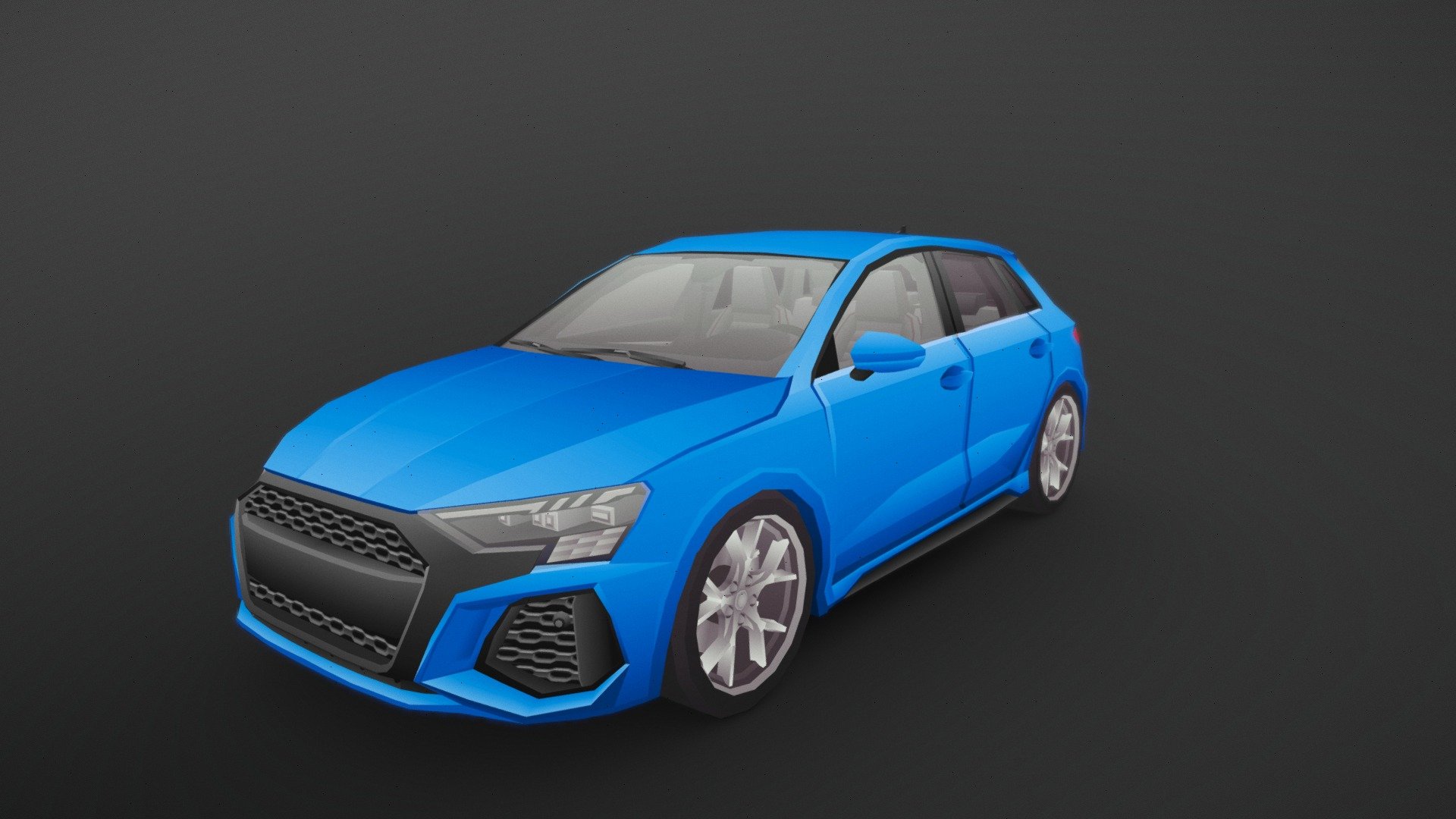Stylized Audi Rs3 - 3D model by Eimantas V. (@eimantasv) [c542ba8 ...