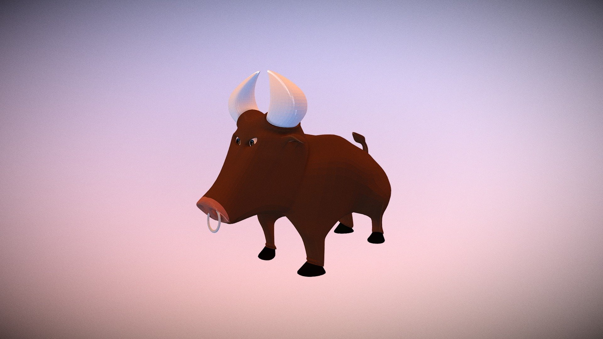 Bull - 3D model by pesu inacio (@pesu) [c54478a] - Sketchfab