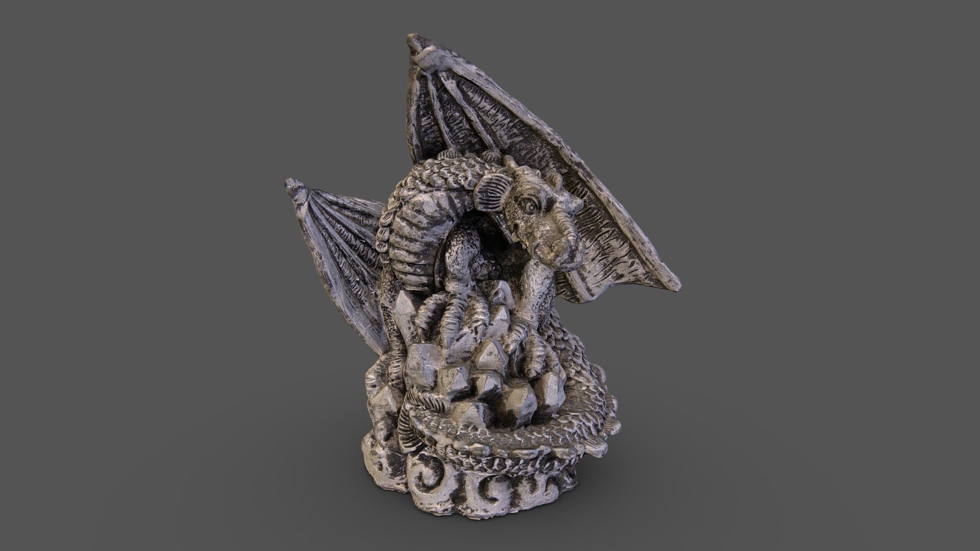 Mythical Dragon Figurine - Download Free 3D model by Tyler Jackson ...