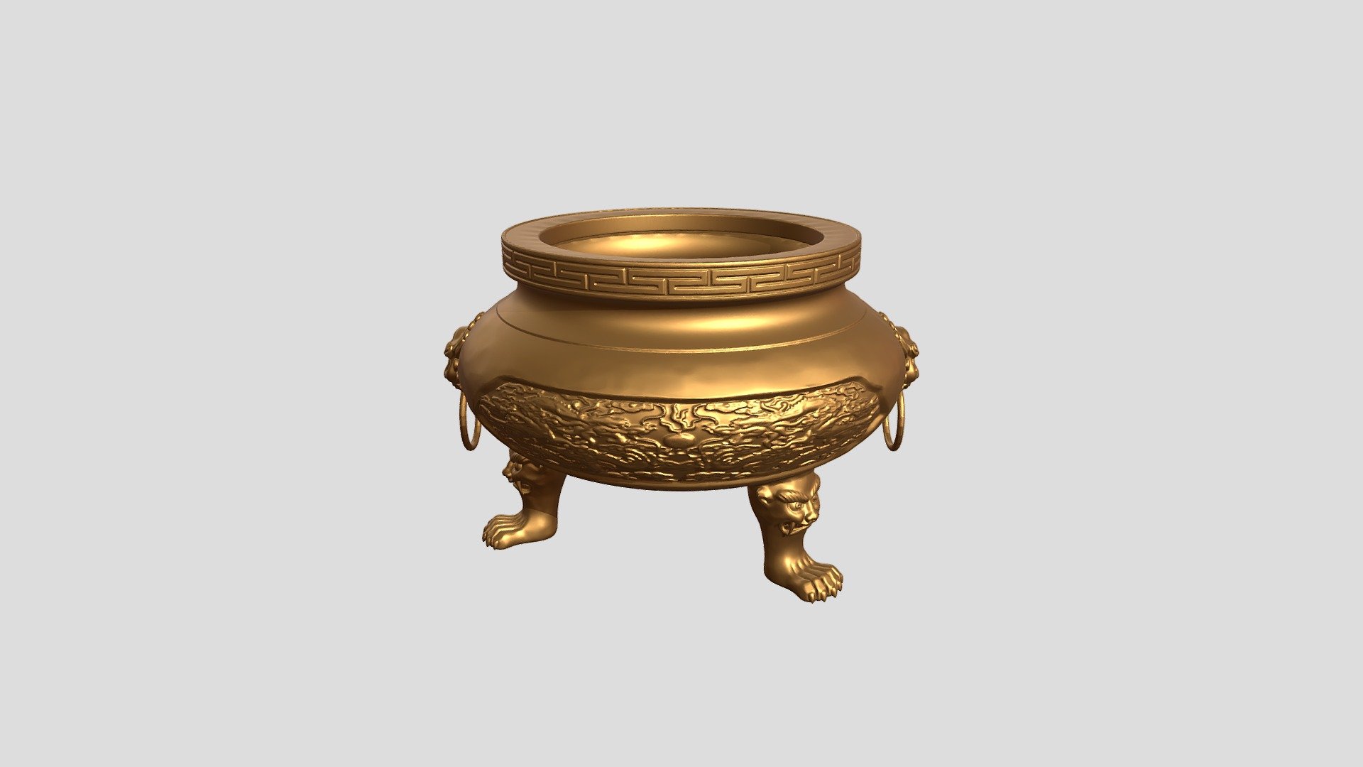 Chinese tripod Highpoly - 3D model by yijianjun [c5496ce] - Sketchfab