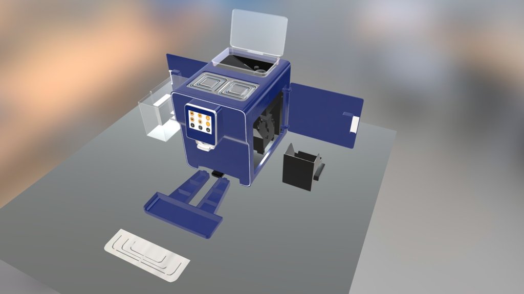 Raffaello Coffee Machine description - 3D model by Tom Kandel ...