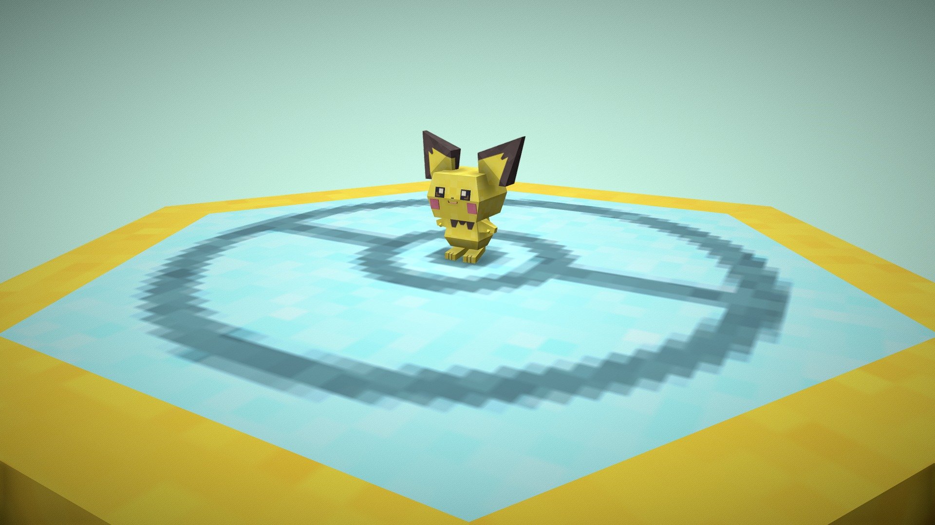 #172 Pichu - 3D model by joshua_MDA [c54b7a7] - Sketchfab