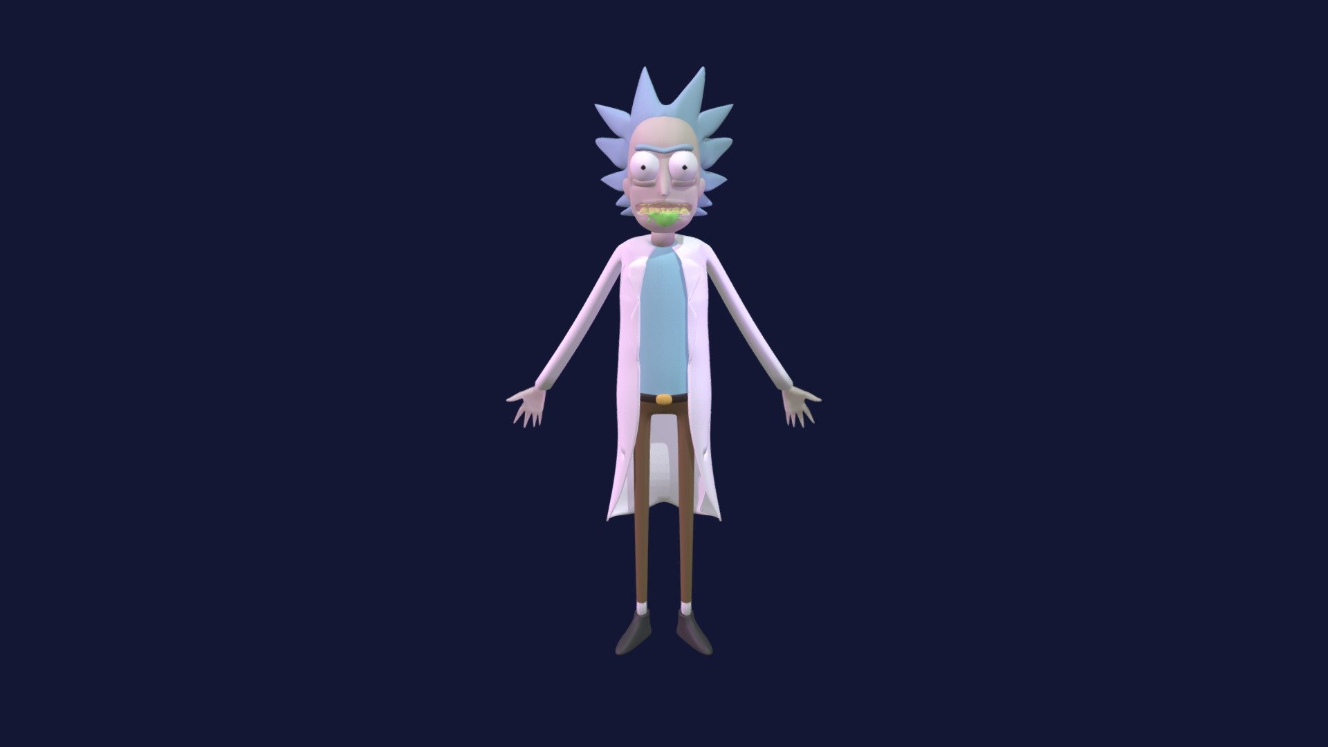 Rick Sanchez (Rick and Morty) - Download Free 3D model by Maning ...
