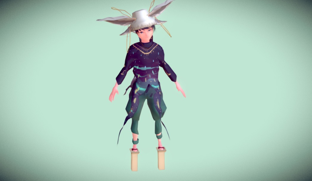 The Desert Child - 3D model by Bryan Lim (@briyen) [c54ccb8] - Sketchfab
