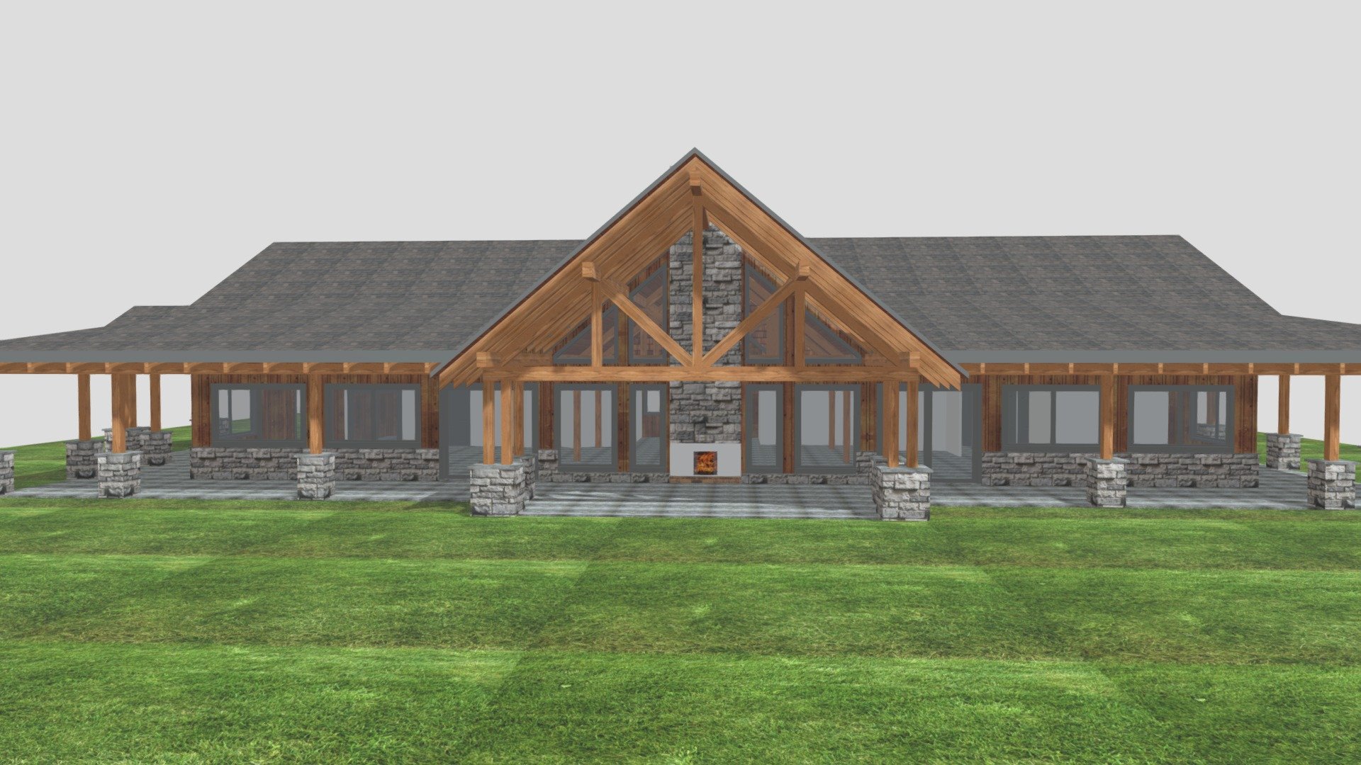 Pool House - 3D model by Streamline Design (@streamline) [c54d40c ...