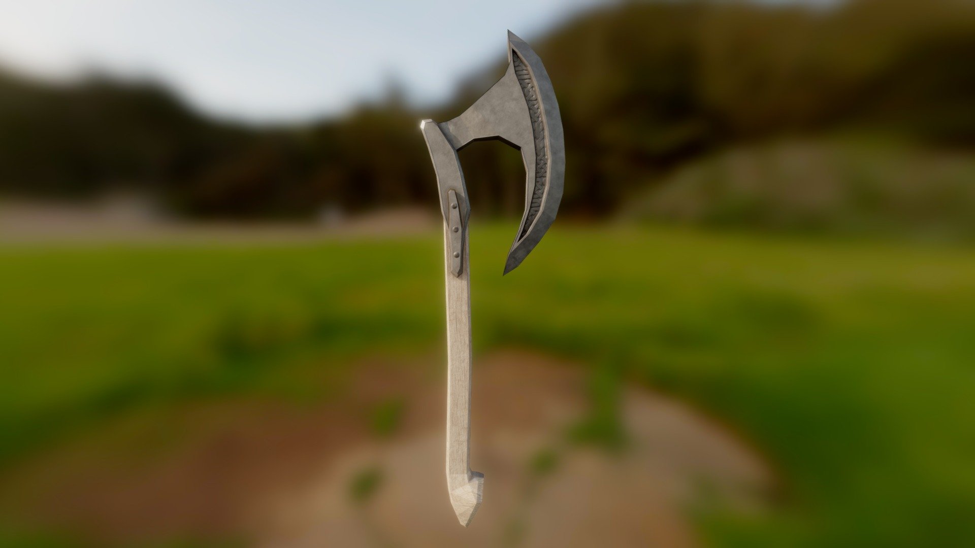 One-Handed Axe - Download Free 3D model by Meee [c54d421] - Sketchfab