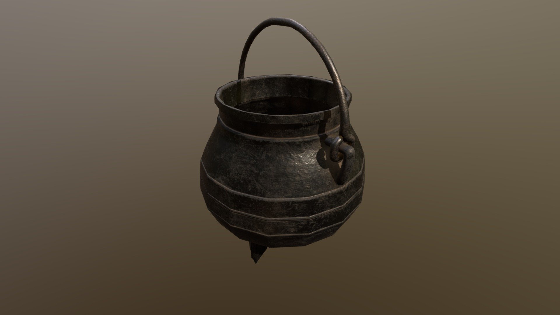 Hammered Iron Cauldron - 3D model by Karlvolsung (@Karlvolsung1 ...
