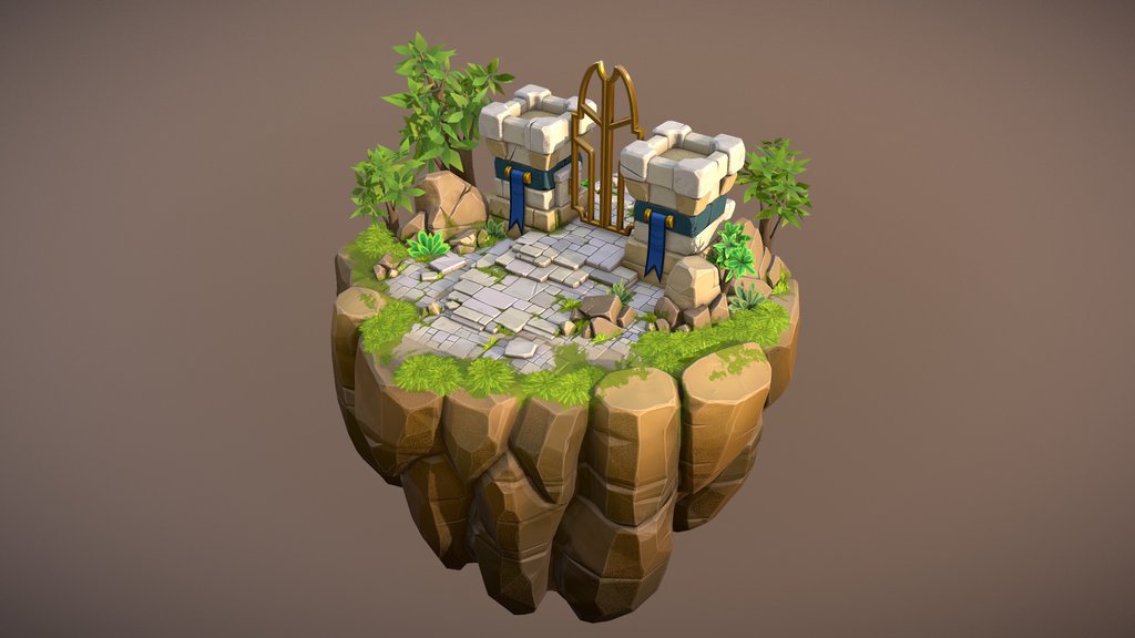Floating scene - A 3D model collection by Claire Olander ...