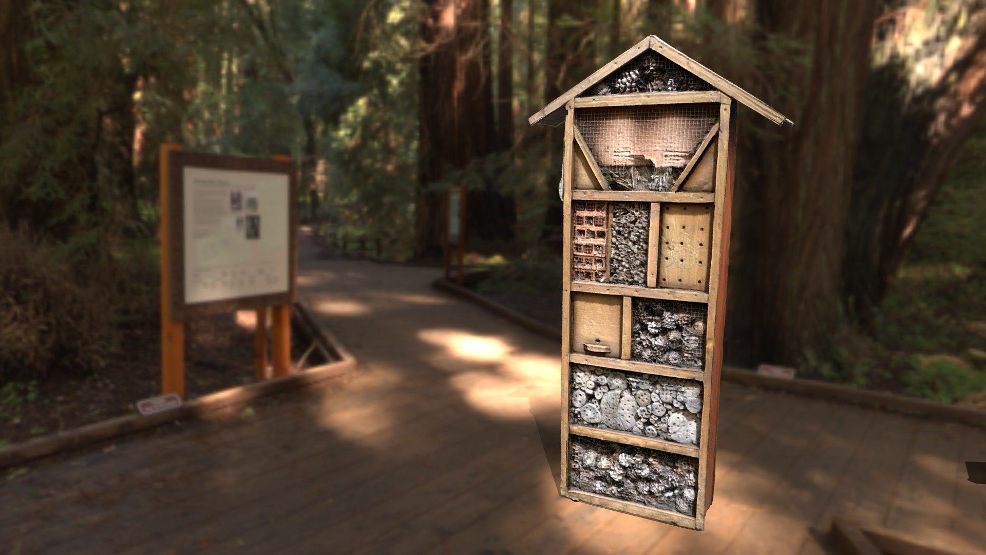 N071 Insect Hotel - 3D model by bimage [c54e706] - Sketchfab