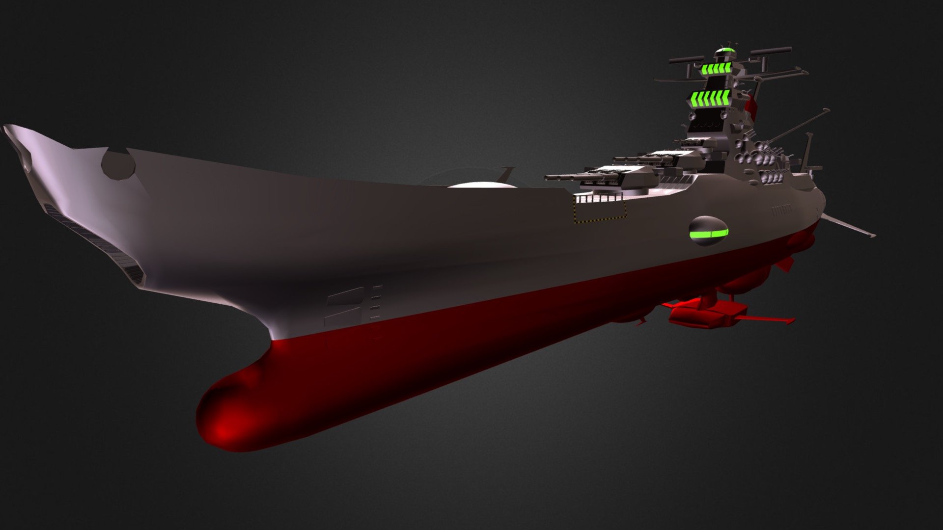 Space Battleship Yamato (OS) - Download Free 3D model by gavinpgamer1 ...