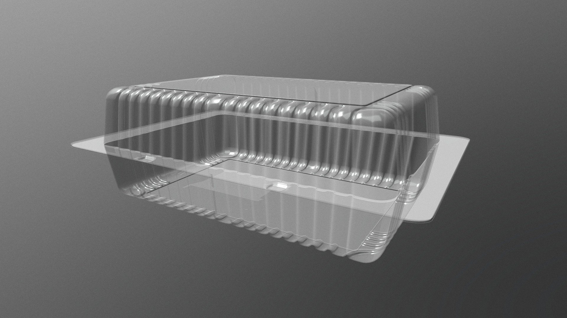 Plastic Clamshell Container - Download Free 3D model by Denisse ...