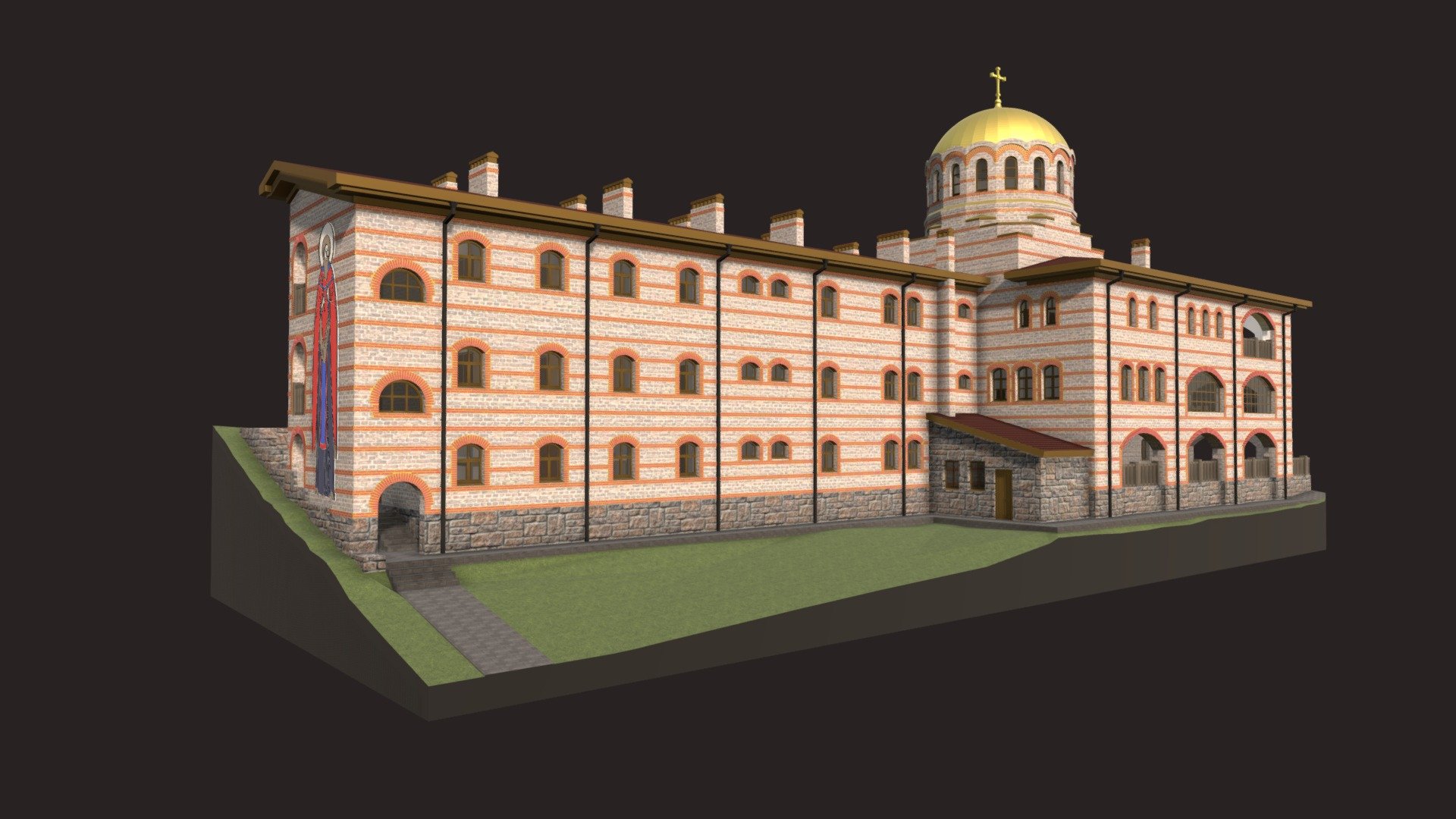 Fraternal hotel corps - 3D model by @Shultz_A (@Shultz_A) [c552f5d ...