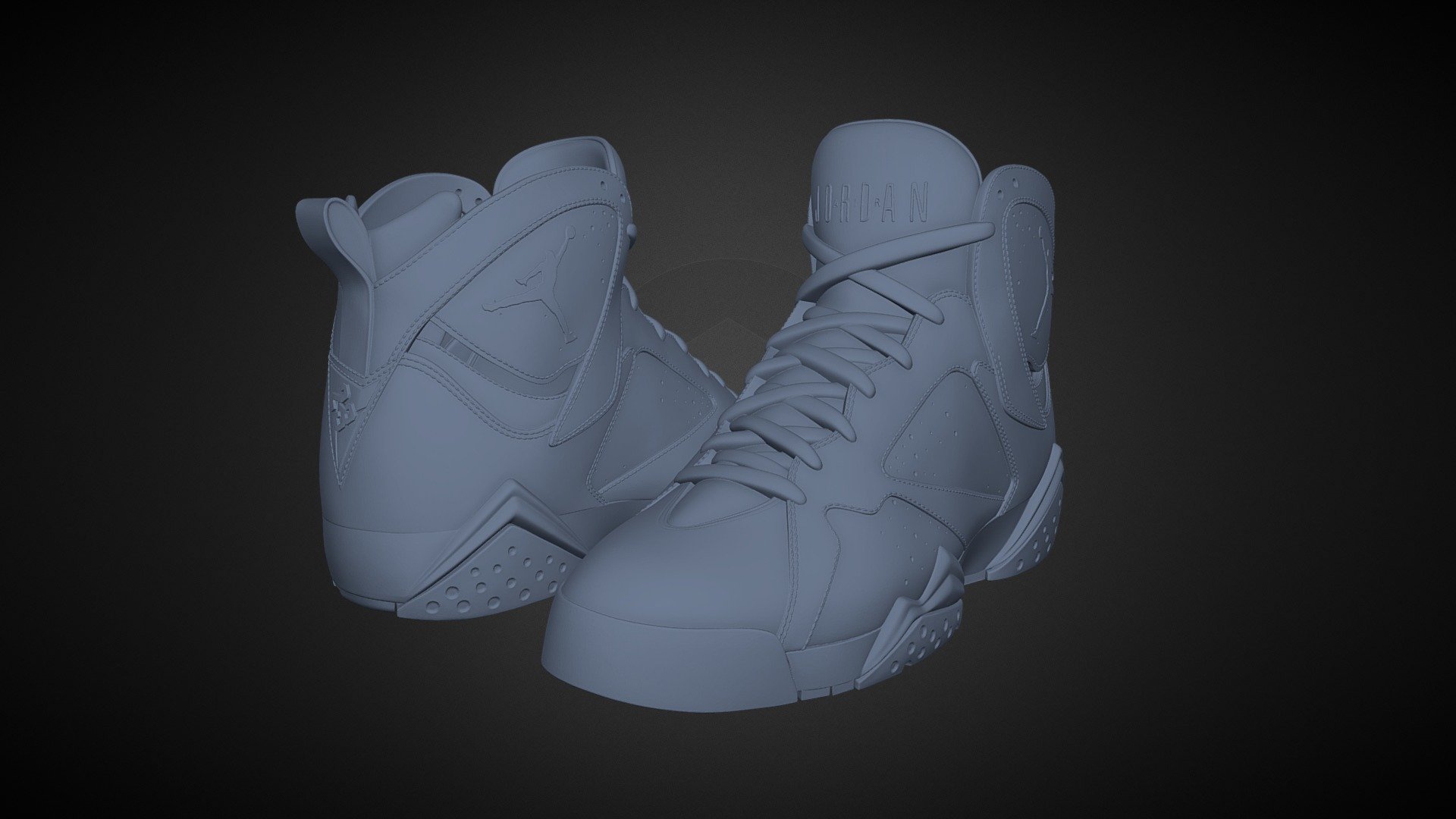 Air Jordan7-retro sneaker_3d Printable - 3D model by maxwell ...