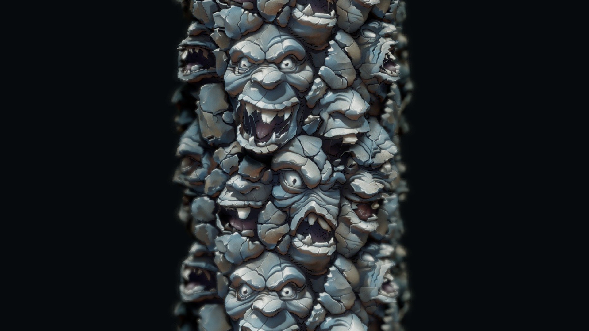 Test Free Golem Face Texture - Download Free 3D model by zames1992 ...