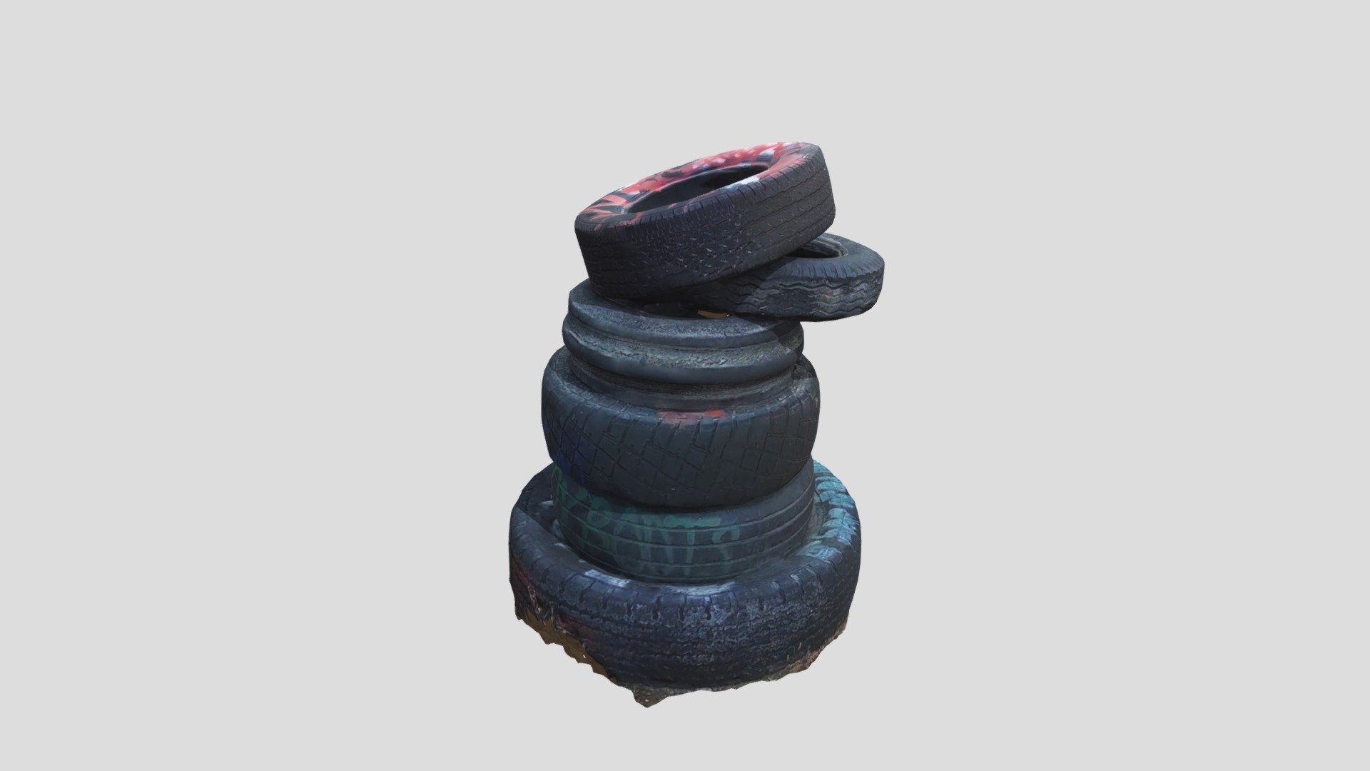 car forest - tire stack - Download Free 3D model by Second Sight ...