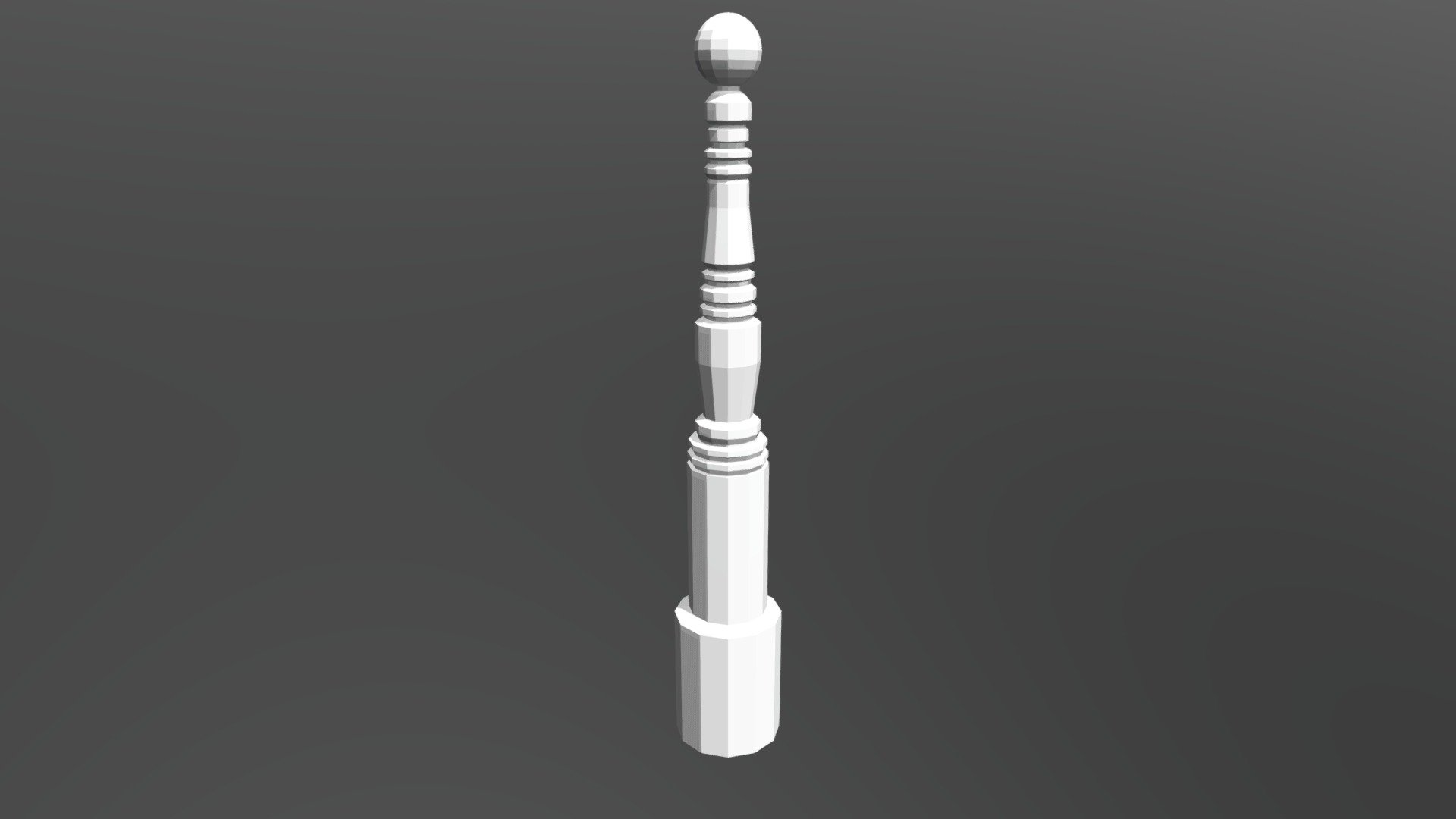 banister post - 3D model by Mya Rhea (@MyaRhea) [c5578c2] - Sketchfab