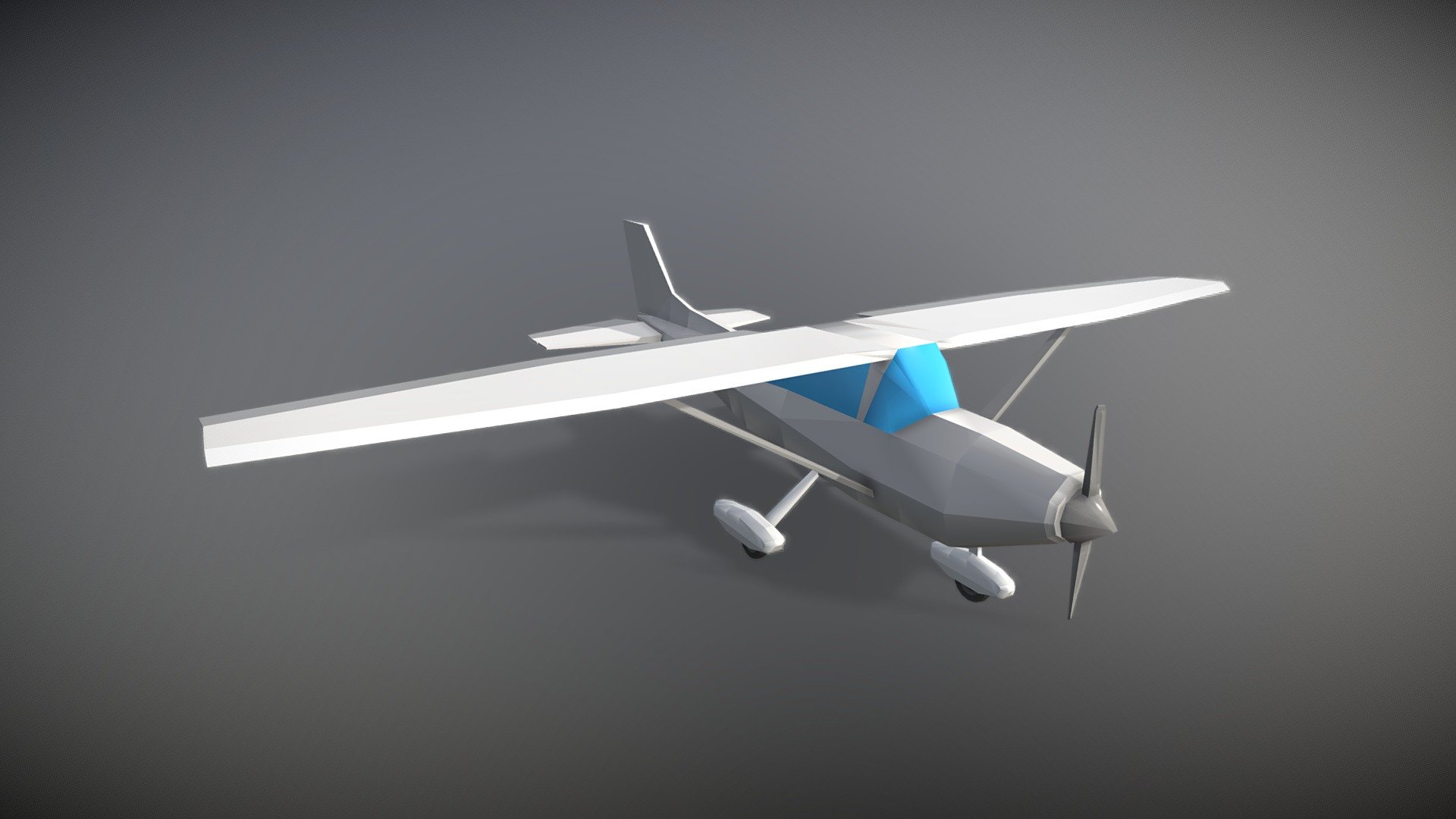 Low Poly Airplane - Buy Royalty Free 3D model by AssetSource [c559e15 ...