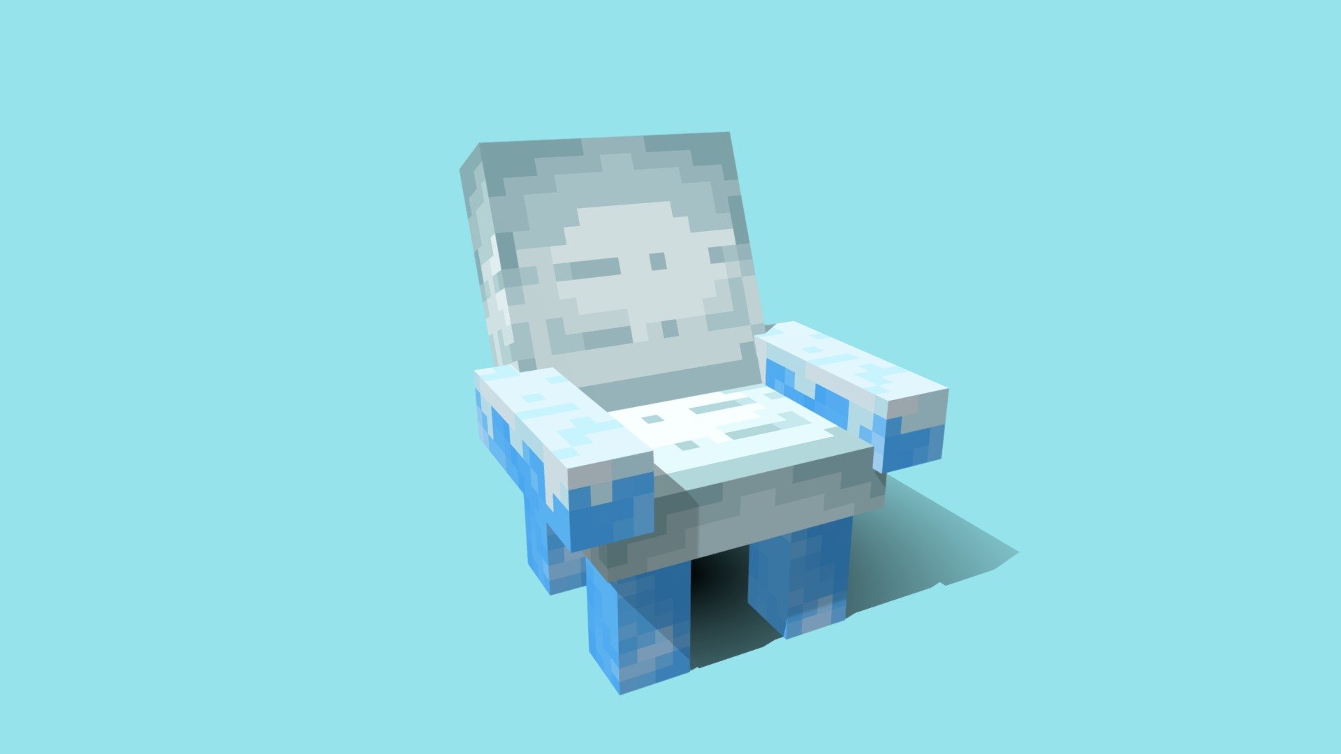 Ice sofa | Furniture - 3D model by Bimic332 [c55a423] - Sketchfab