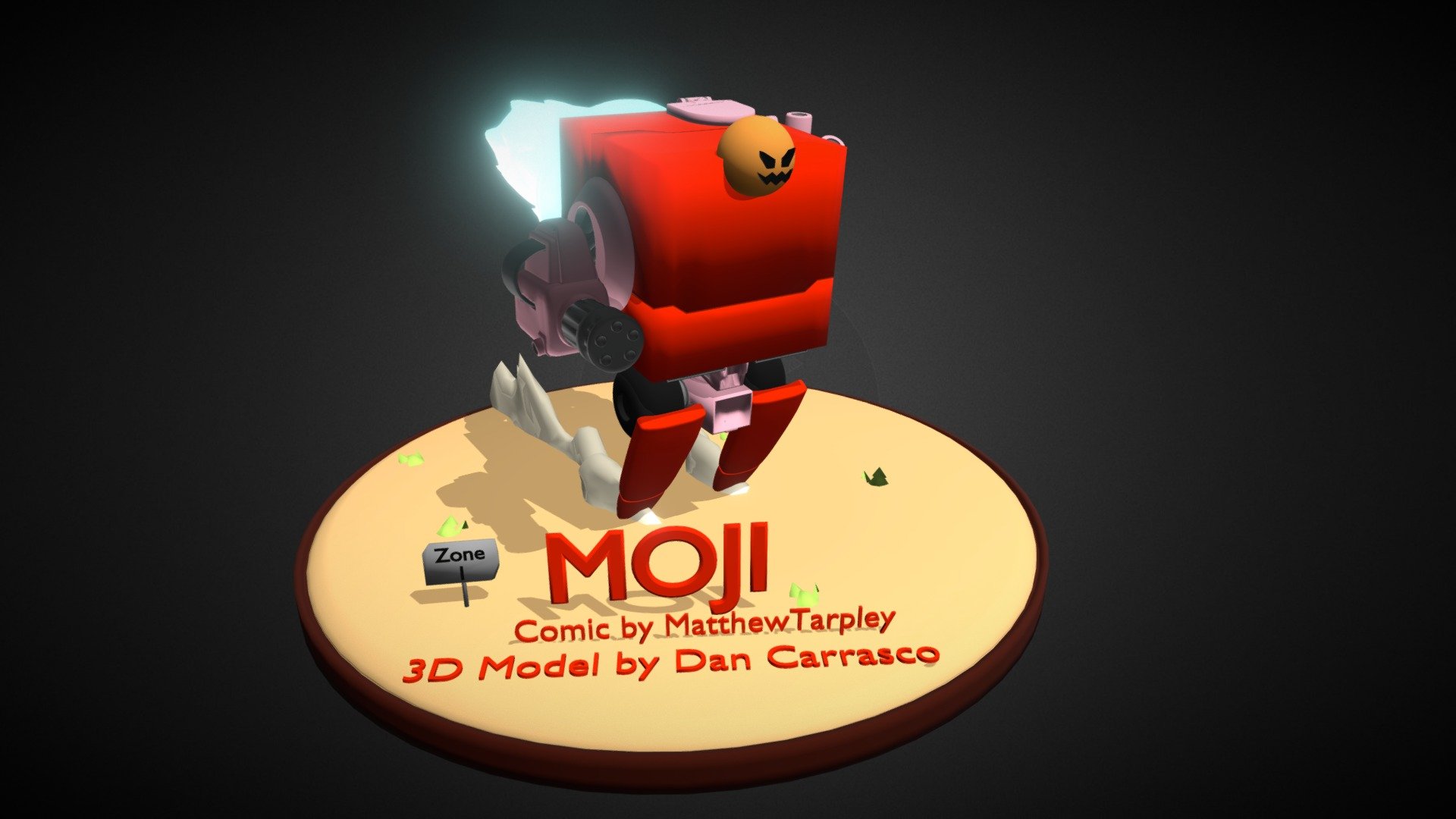 Moji - 3D model by Dan J Carrasco (@danjcarrasco) [c55a5da] - Sketchfab