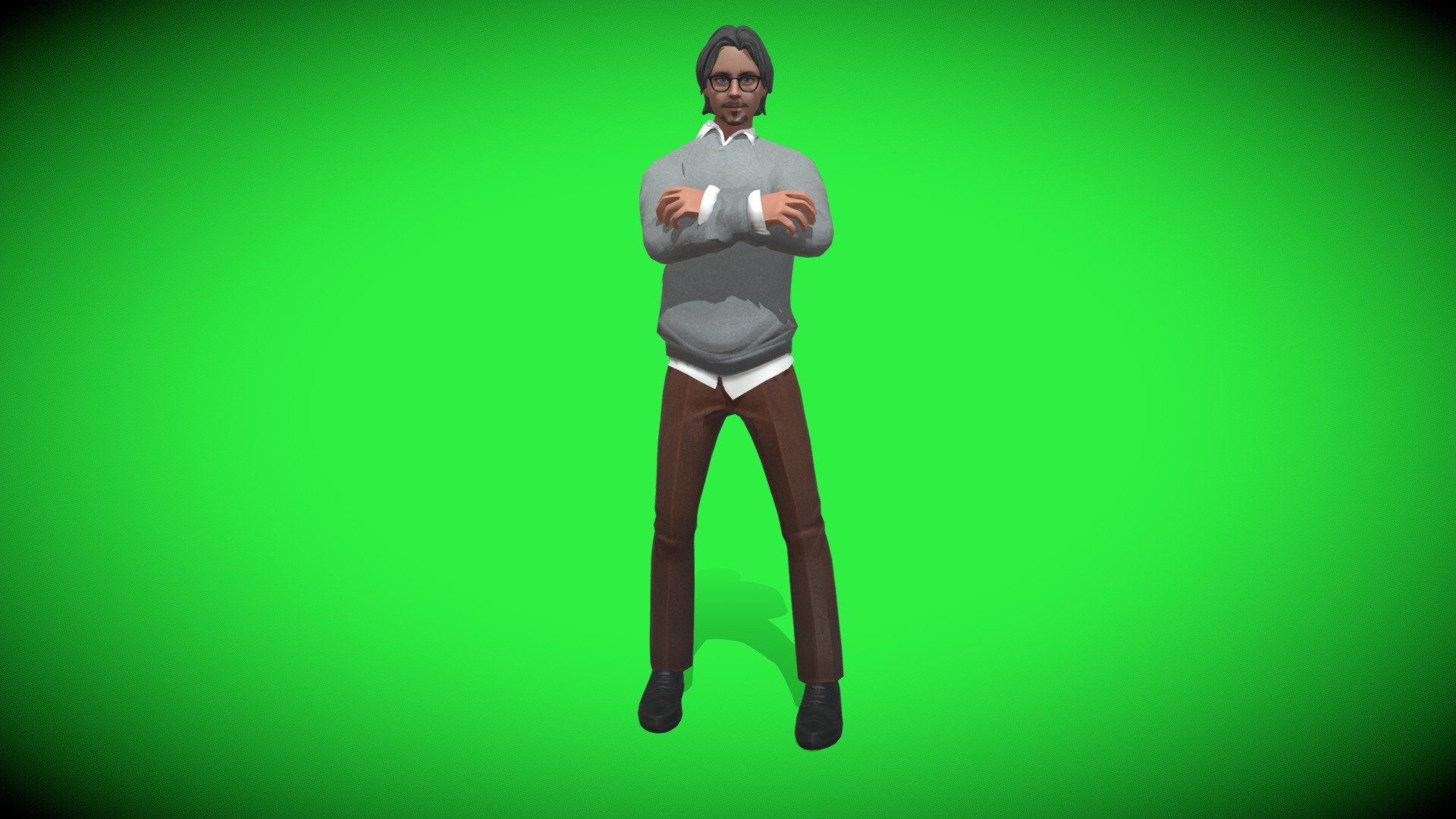 Speaking Man with Talking Gestures - Download Free 3D model by ...
