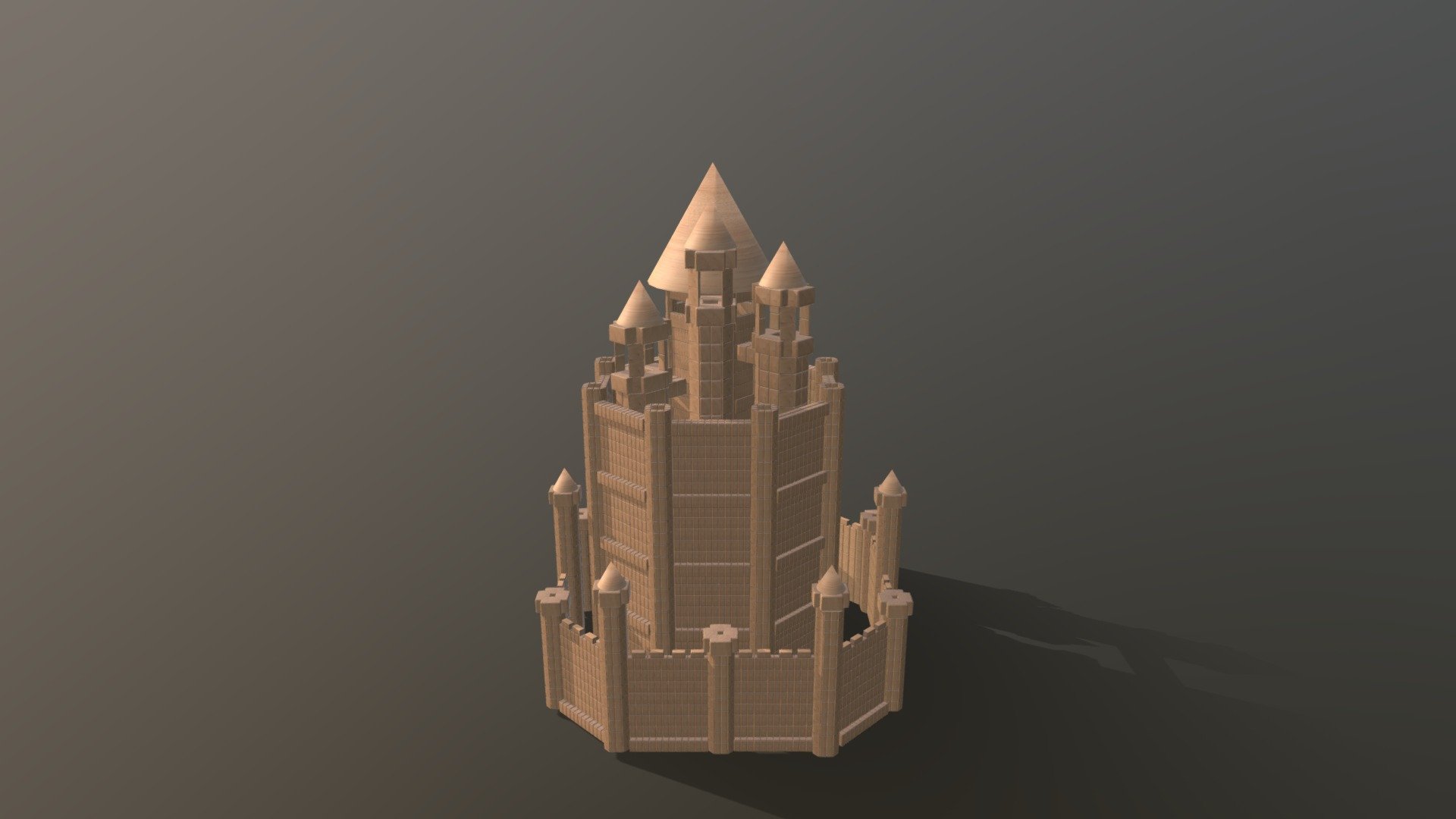 Castle A08 - 3D model by ketakipawar [c55d449] - Sketchfab