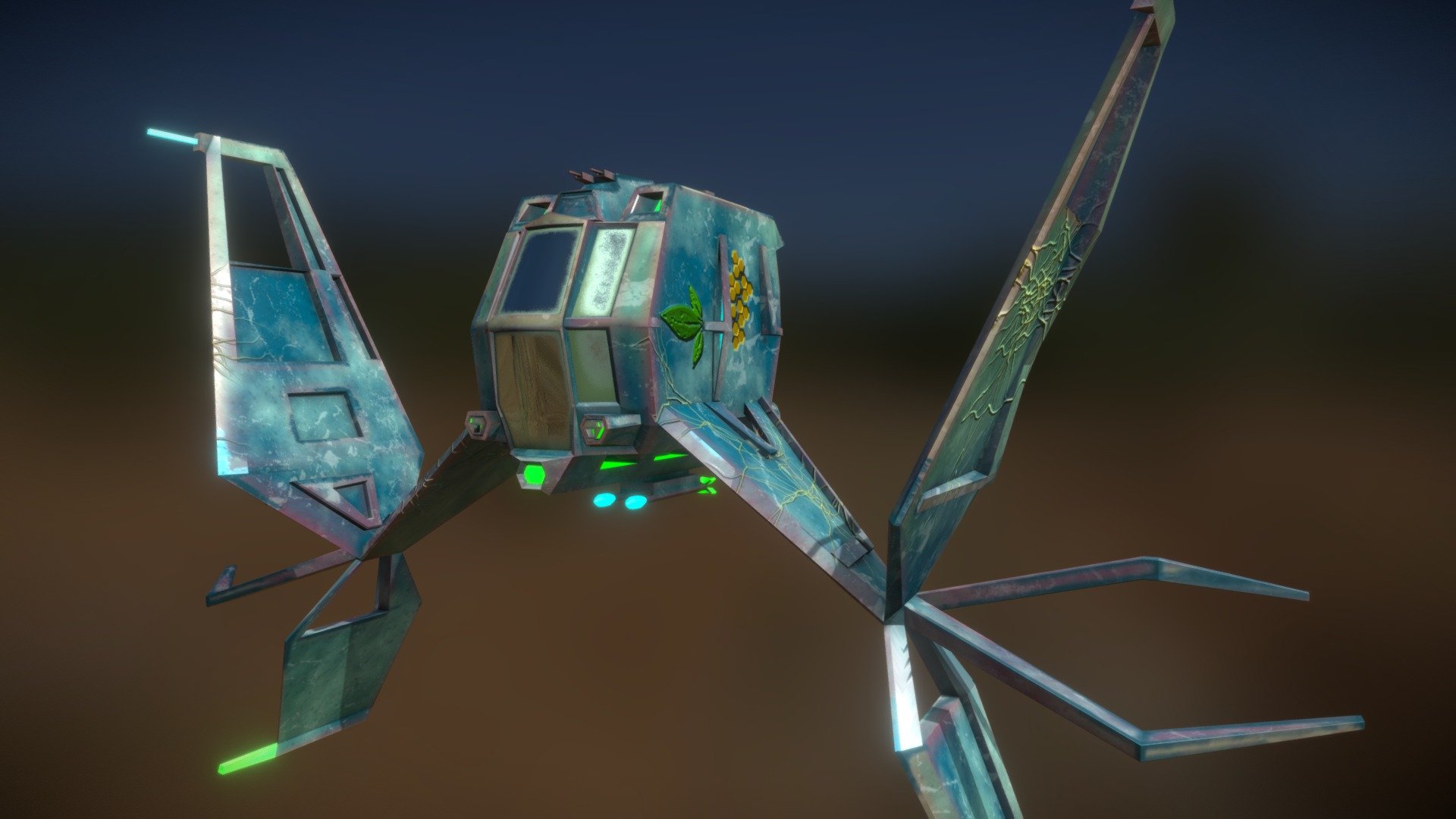 Nave Natural Space - 3D model by Nef Art (@NefArt) [c55e155] - Sketchfab