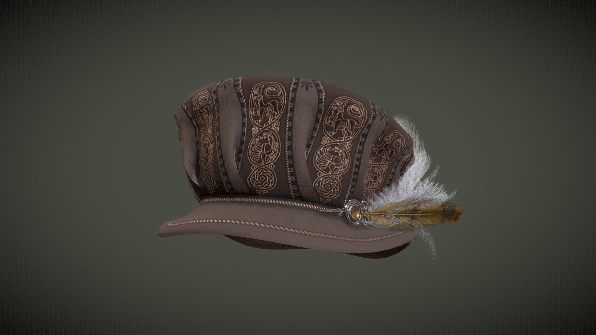 Renaissance Hat - Buy Royalty Free 3D model by RomarovArt (@RomarArt ...